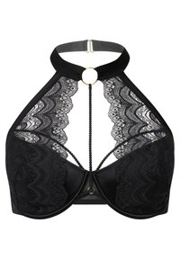 Ulla Popken NECKHOLDER - Underwired bra - black - Zalando