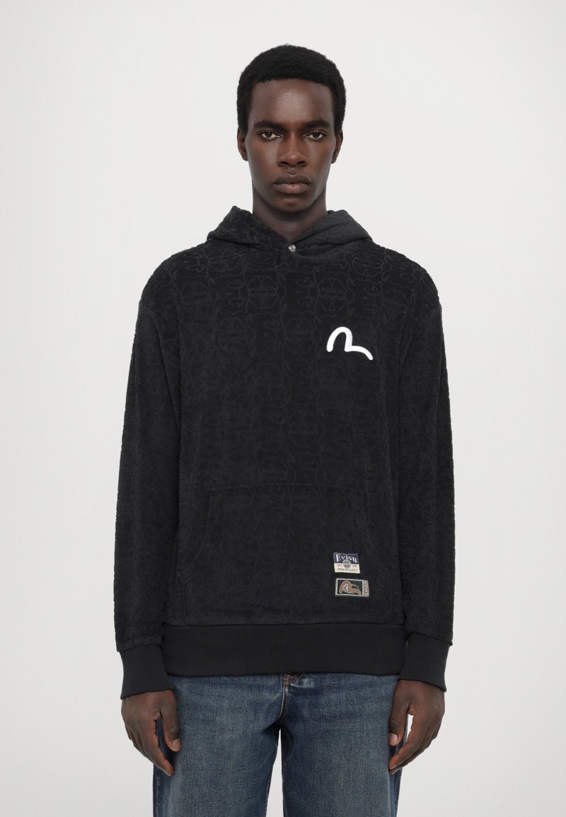 Evisu MONOGRAM HOODIE - Sweatshirt - black - Zalando.ie