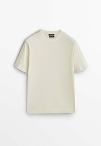 Massimo Dutti T-shirt basic - beige - Zalando.nl