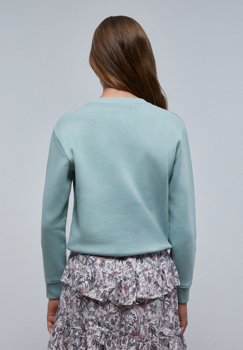 Scalpers PATCH SKULL - Sweater - duck/blauw gemêleerd - Zalando.nl