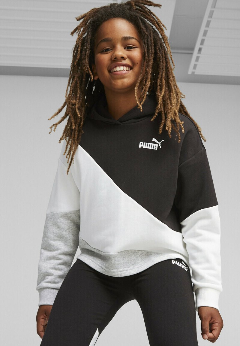 Puma POWER CAT - Hoodie - black - Zalando.ie