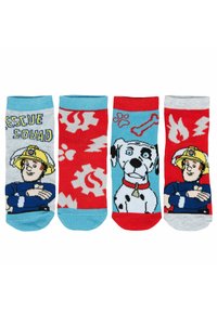 Fireman Sam 4 PACK - Socks - mehrfarbig/multi-coloured - Zalando