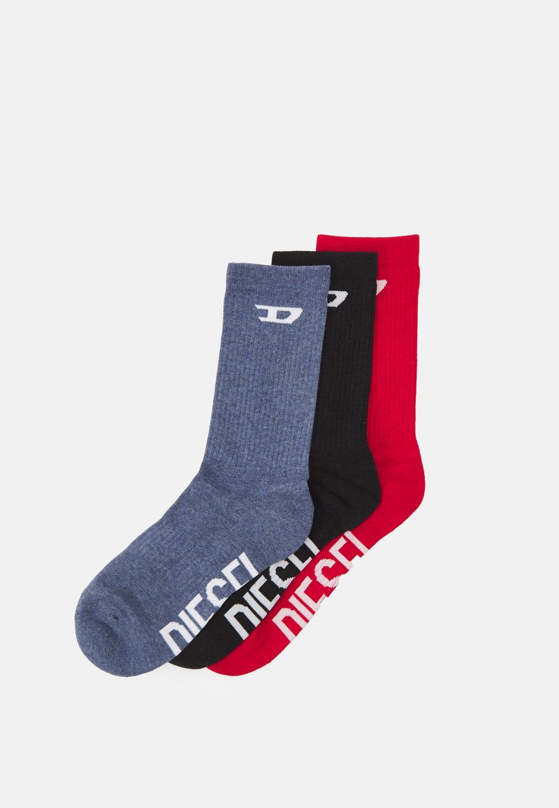 Diesel SKM-RAY-3 PACK - Socks - blue/red/black/black - Zalando.ie