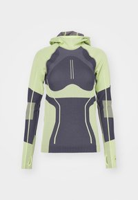 adidas by Stella McCartney Long sleeved top - trace purple/pulse lime ...