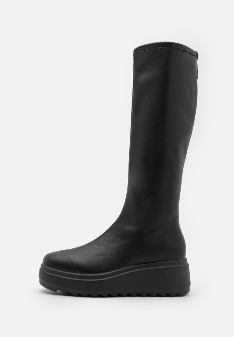 mtng NOLIA BOTÍN - Wedge boots - black - Zalando