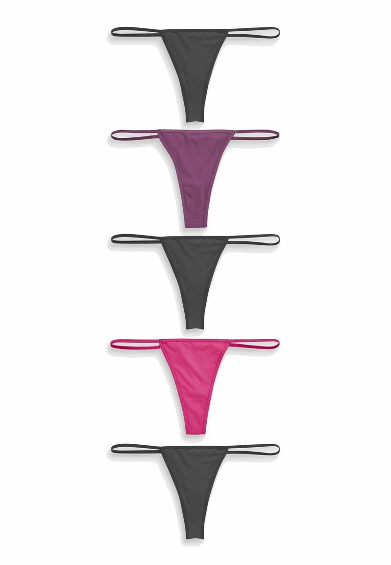 Next MICROFIBRE G-STRINGS 5 PACK - String - pink purple black/pink ...