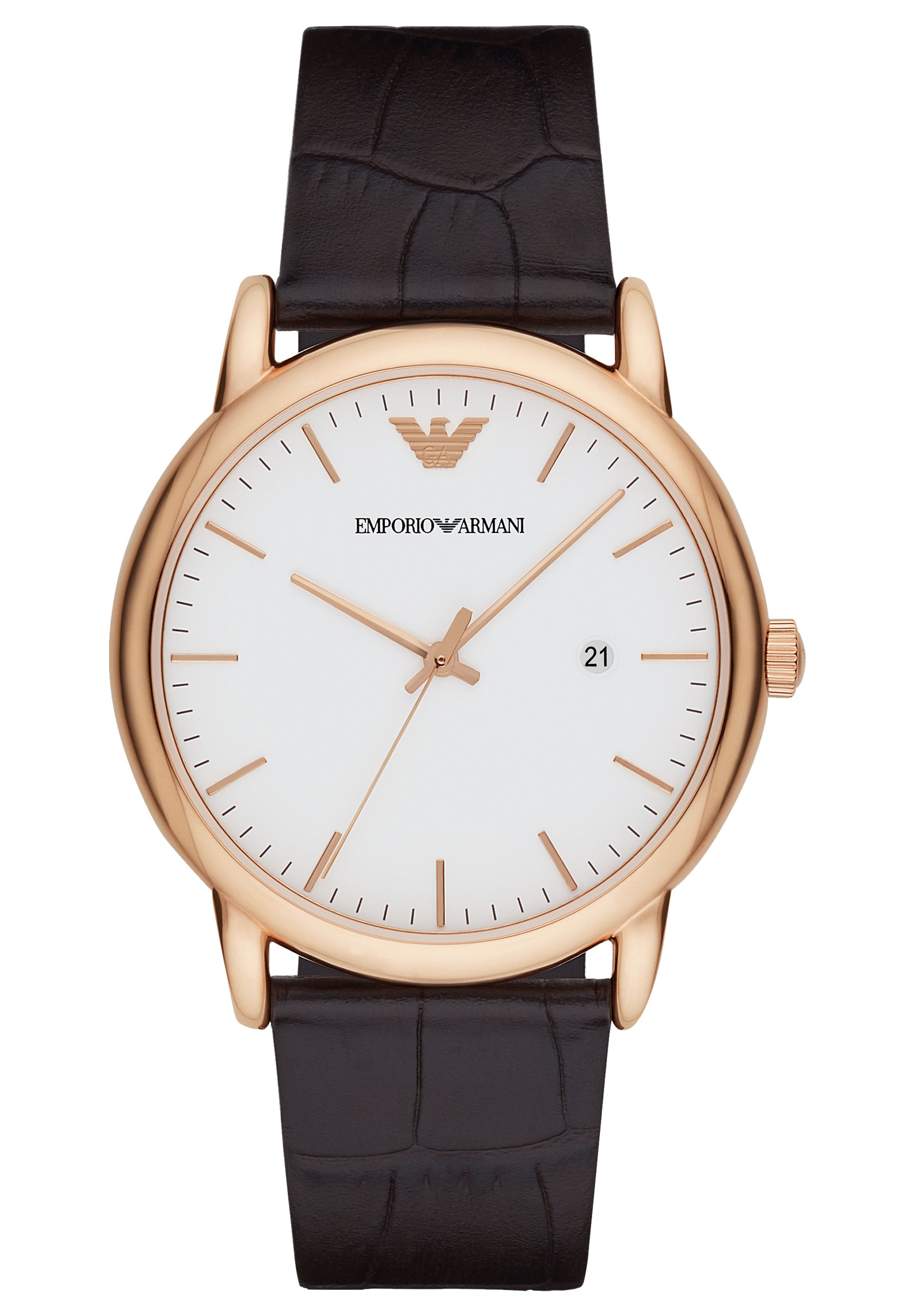 Bedrift suge interval montre armani marron kaustisk fordampning Panorama