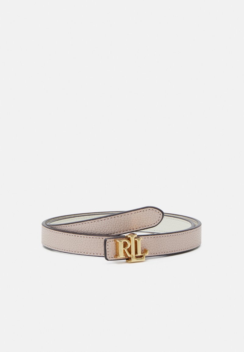 Lauren Ralph Lauren REVERSIBLE BELT - Skärp - light pink/ljusrosa ...