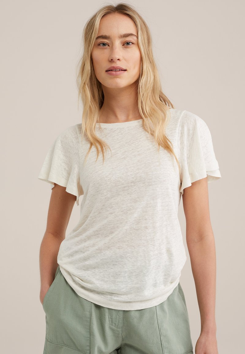 WE Fashion Print T-shirt - white - Zalando