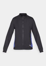 Puma FULL ZIP JACKET - Sweatjacke - puma black-lapis lazuli/schwarz ...