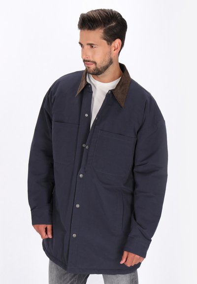 Nike Sportswear CLUB COACHES - Kevyt takki - midnight navy white ...