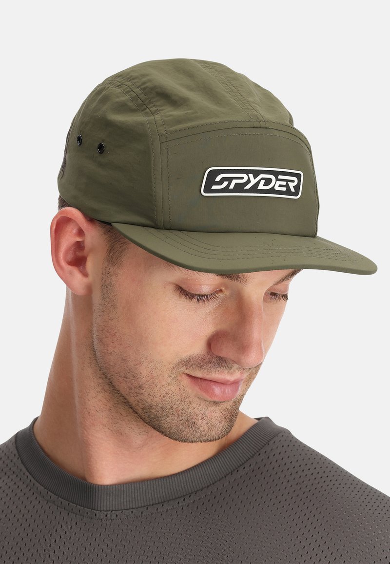 Spyder CANYON PANEL - Cap - multi/olive - Zalando