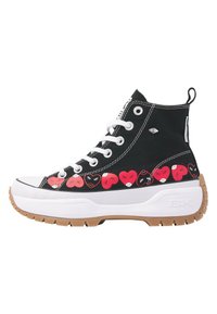 British Knights KAYA MID FLY - Höga sneakers - black hearts ...
