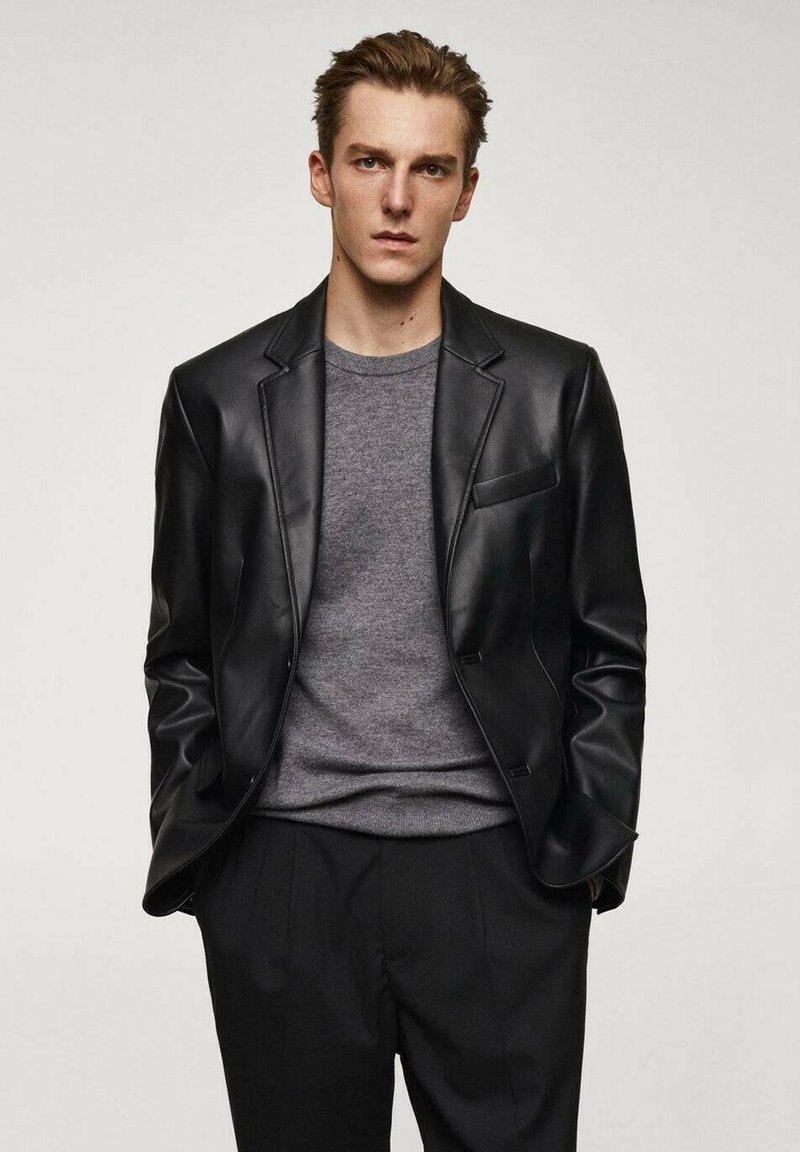 Mango TOTEM - Blazer jacket - black - Zalando.ie