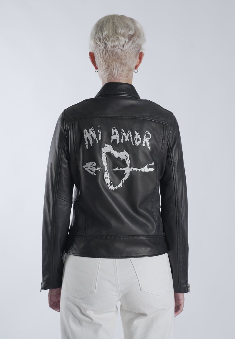Mira Paris Leather jacket - black - Zalando.ie