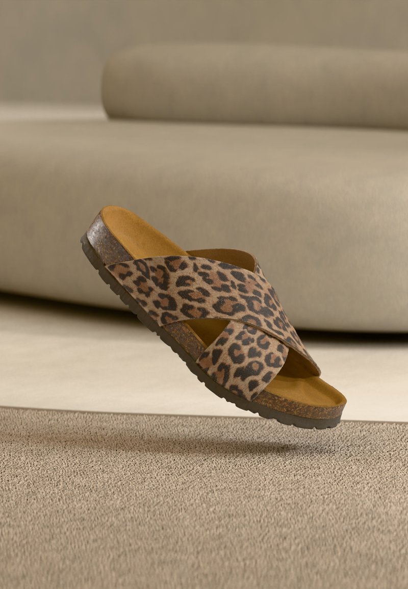 Copenhagen Shoes NATURE STEPS - Slip-on sandaler - multi-coloured/brun ...