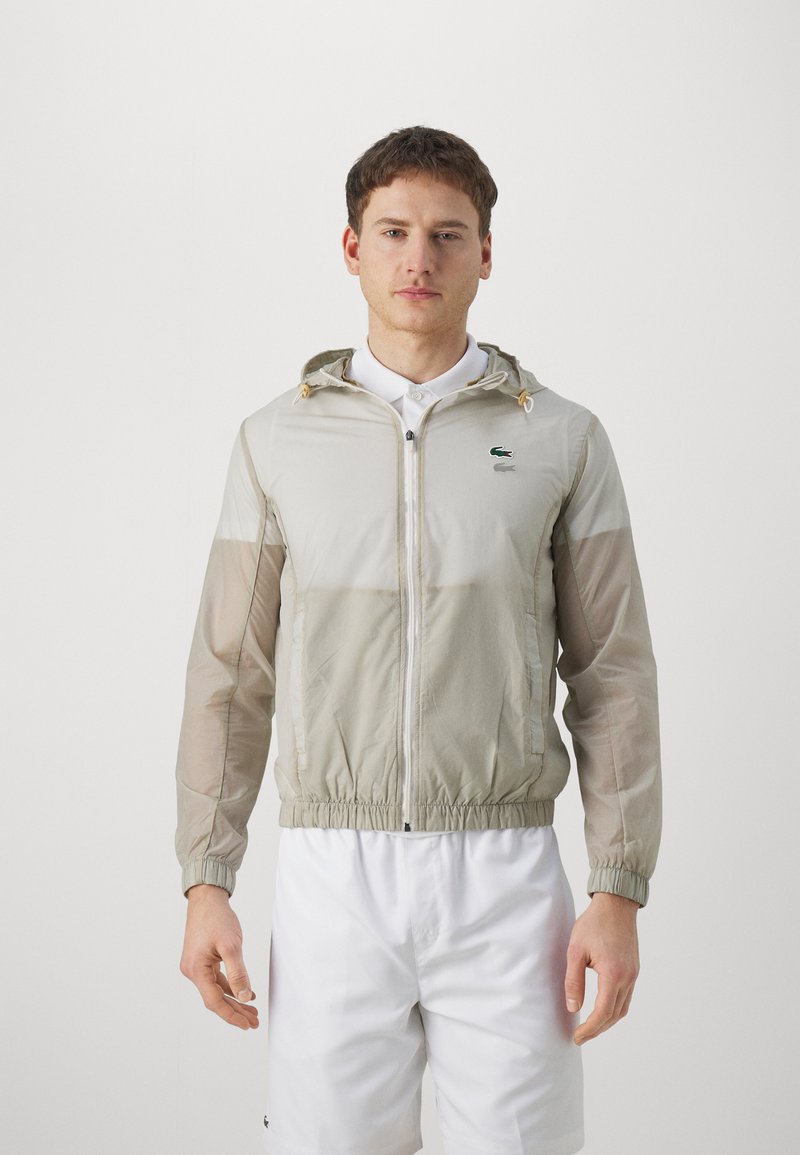 Lacoste Sport ACTIVE TRAINING HOODIE JACKET - Trainingsjacke - blanc ...