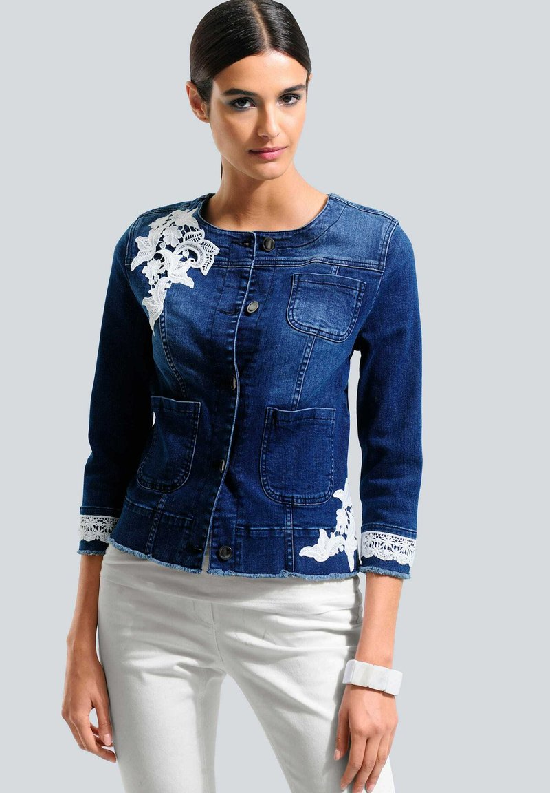Alba Moda Denim jacket - blue stone/blue - Zalando.de
