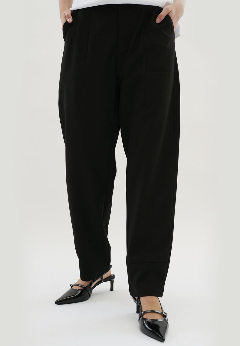 Karen by Simonsen RAMLA - Trousers - meteorite/black - Zalando.ie