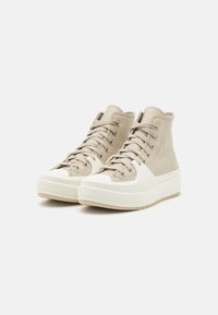Converse CHUCK TAYLOR ALL STAR CONSTRUCT UNISEX - Sneaker high - stone ...