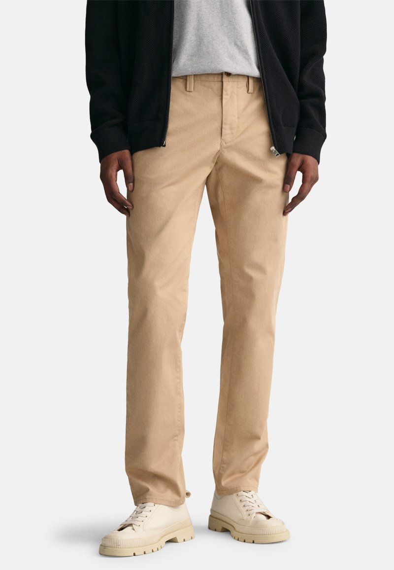 GANT Chinos - dark khaki/khaki - Zalando