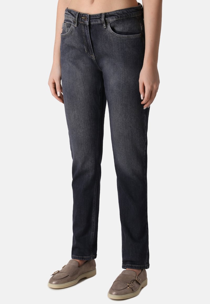 ppep. HELEN 5-POCKET AUS AUTHENTISCHEM - Jeans Straight Leg - grau - Zalando.de