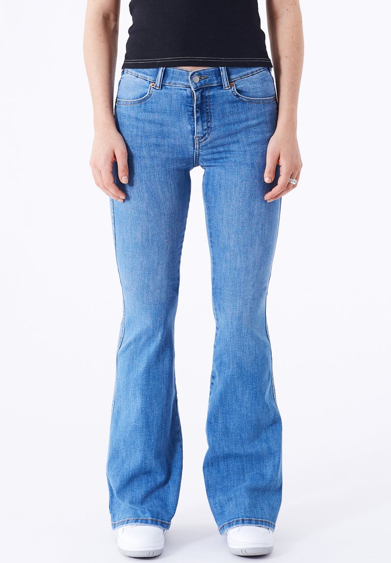 Dr.Denim MACY - Flared-farkut - pyke sky used/sininen - Zalando.fi