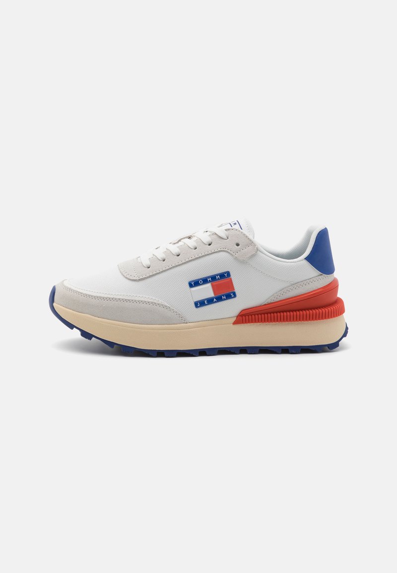 Tommy Jeans TJM TECH RUNNER - Baskets basses - red/white/blue/bleu ...
