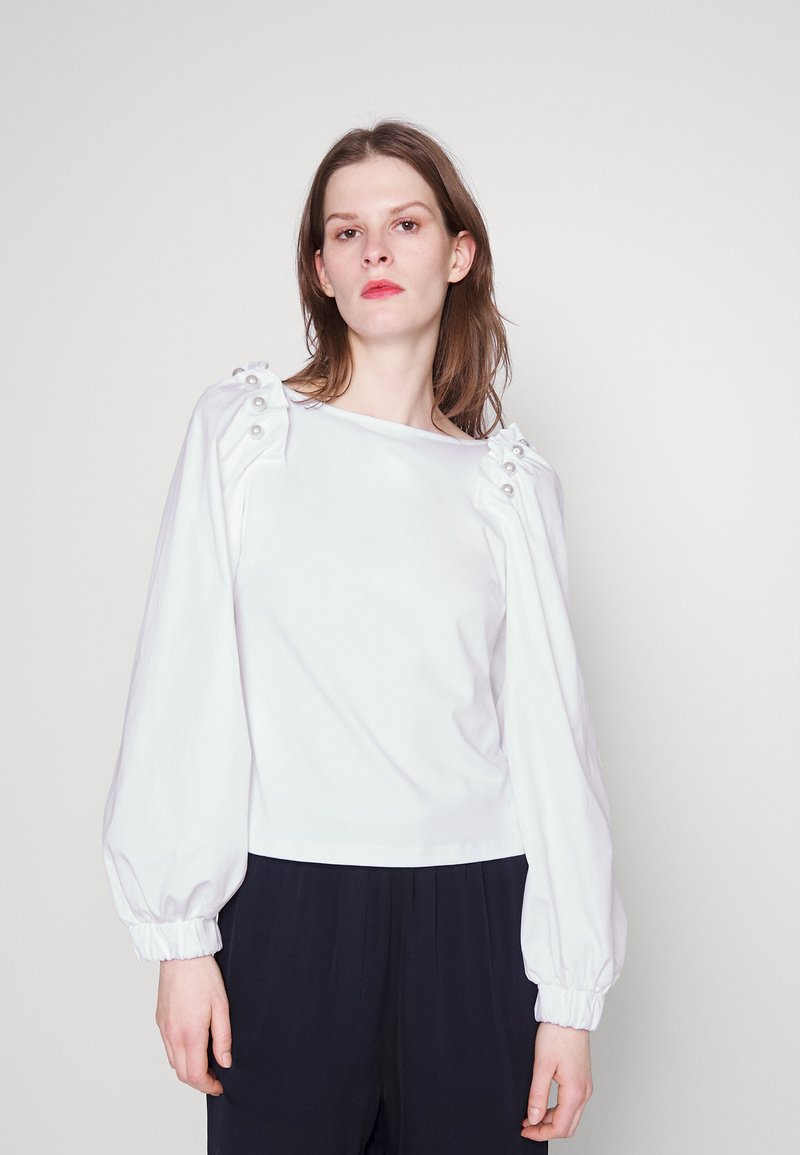 Mother of Pearl AGNES - Pikkade varrukatega topp - white/valge - Zalando.ee