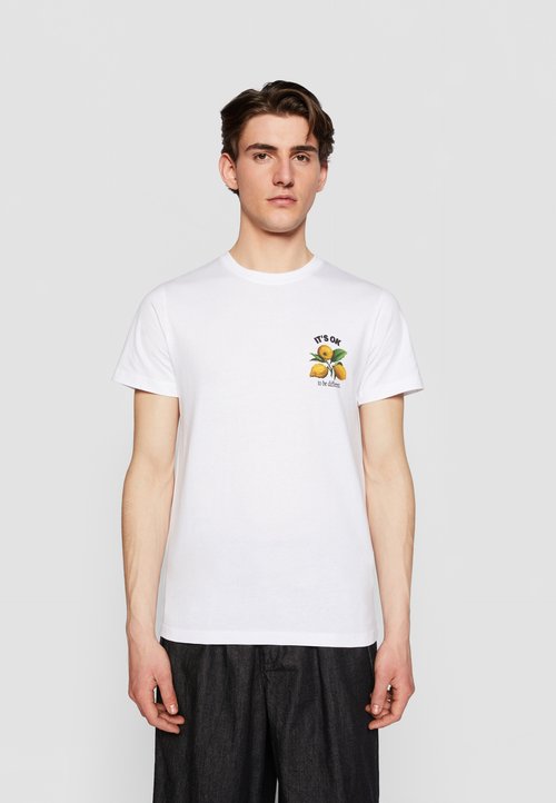 Mister Tee GIVE YOURSELF TIME TEE - Printtipaita - white/valkoinen ...