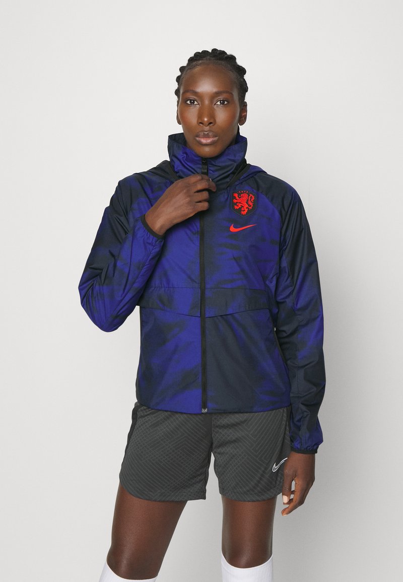 Nike Performance NETHERLANDS JACKET - Træningsjakker - black/deep royal ...