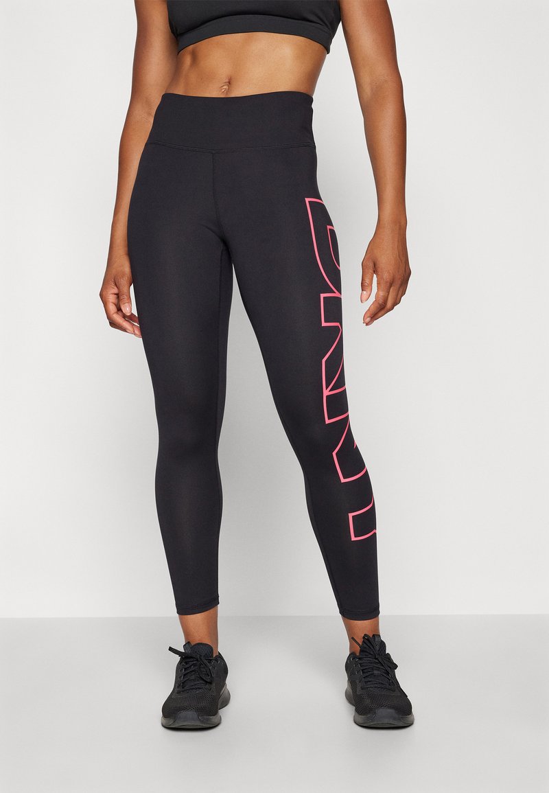 DKNY HIGH WAIST 7/8 BALANCE COMPRESSION EXPLODED LOGO - Leggings ...
