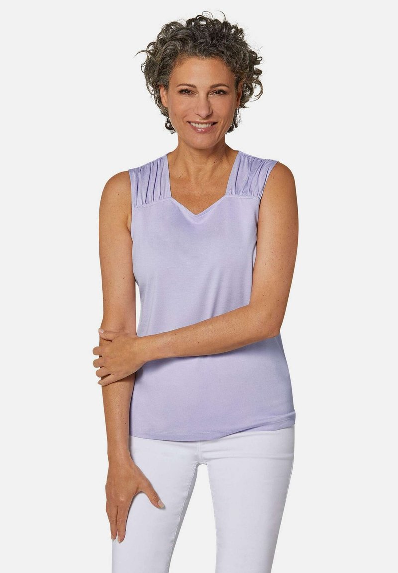 GOLDNER MODISCHES STRETCH QUALITÄT - Top - light lilac/lila - Zalando.nl