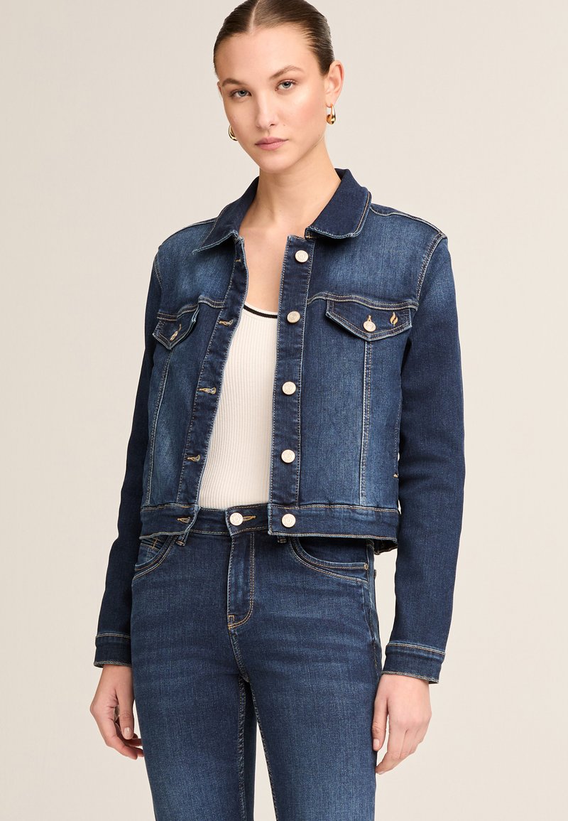 Blue Fire NOS - Jeansjacke - atlantic/blue denim - Zalando