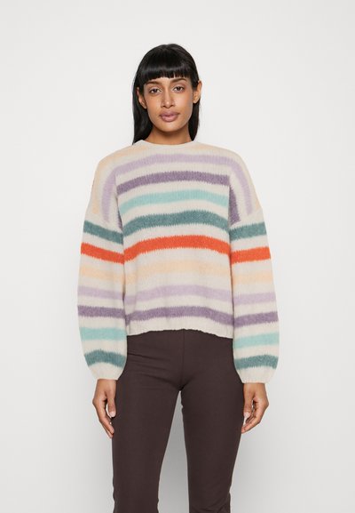 ICHI ICHI IHDUSTY - Strickpullover - multi color stripe/mehrfarbig - Zalando.ch