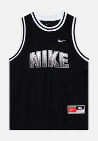 Nike Performance TANK UNISEX - Topper - black/white/svart - Zalando.no
