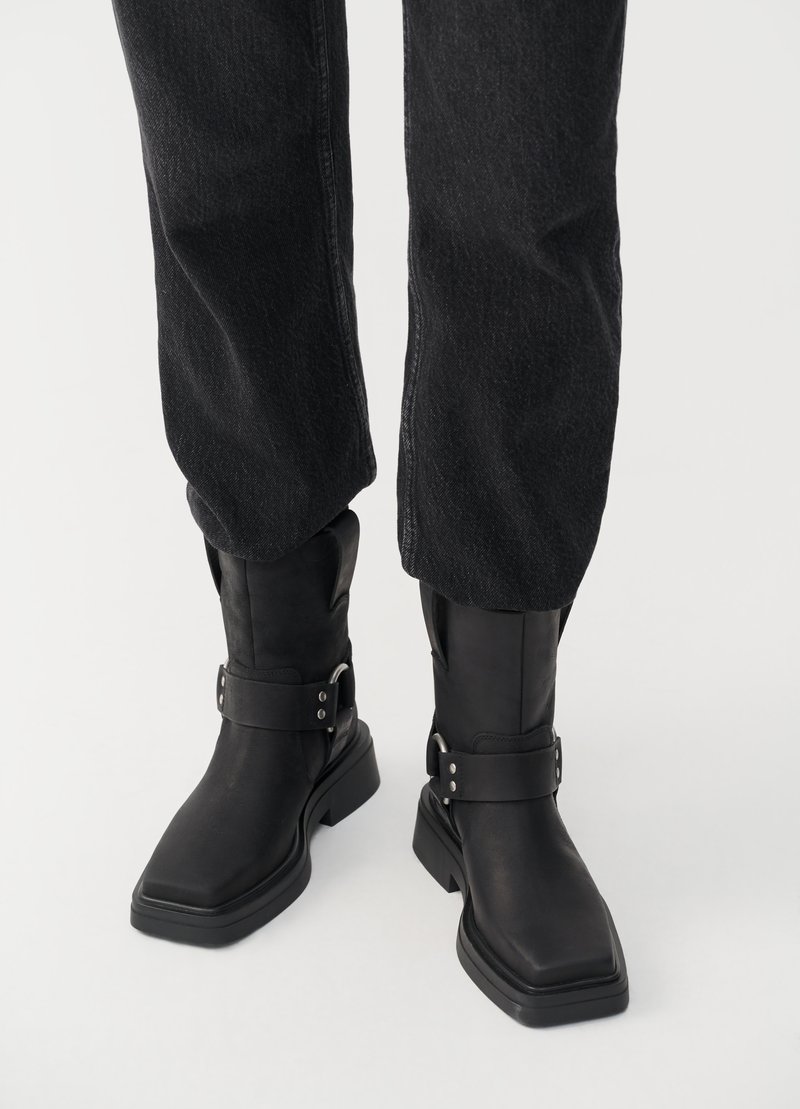 Vagabond EYRA - Cowboy-/Bikerstiefelette - offblack/schwarz - Zalando