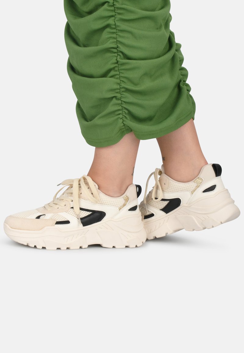 Posh by Poelman COOPER - Baskets basses - beige with combination/beige ...