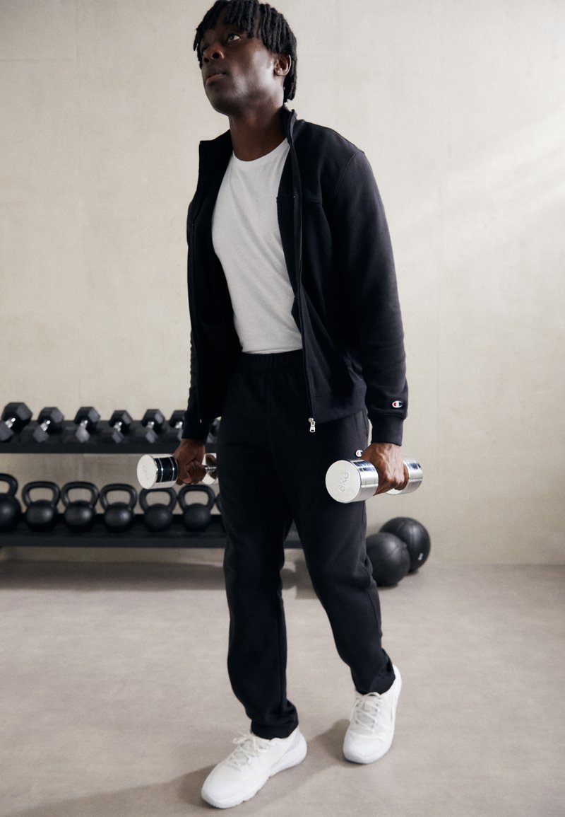 Champion FULL ZIP SUIT - Tracksuit - black - Zalando.co.uk