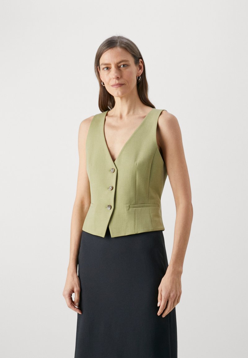 Marella CAMOZZA - Waistcoat - light green/green - Zalando.co.uk