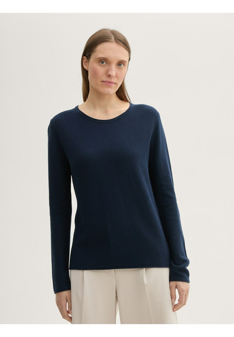 TOM TAILOR Jumper - real navy blue/dark blue - Zalando