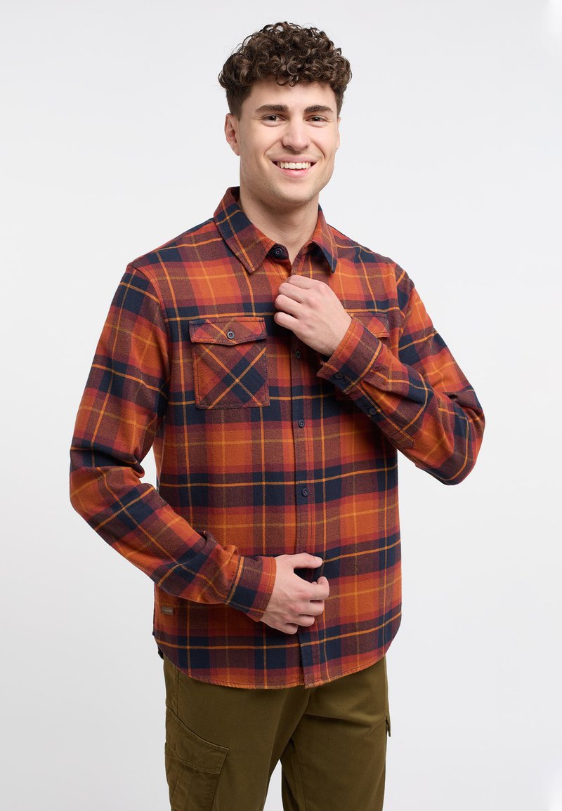 Ragwear CHECKI - Shirt - ginger/orange - Zalando.de