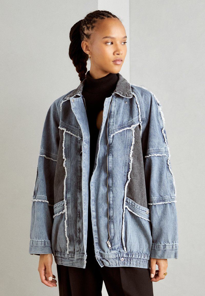 Lollys Laundry JACKET - Bomber Jacket - light blue/blue - Zalando.co.uk