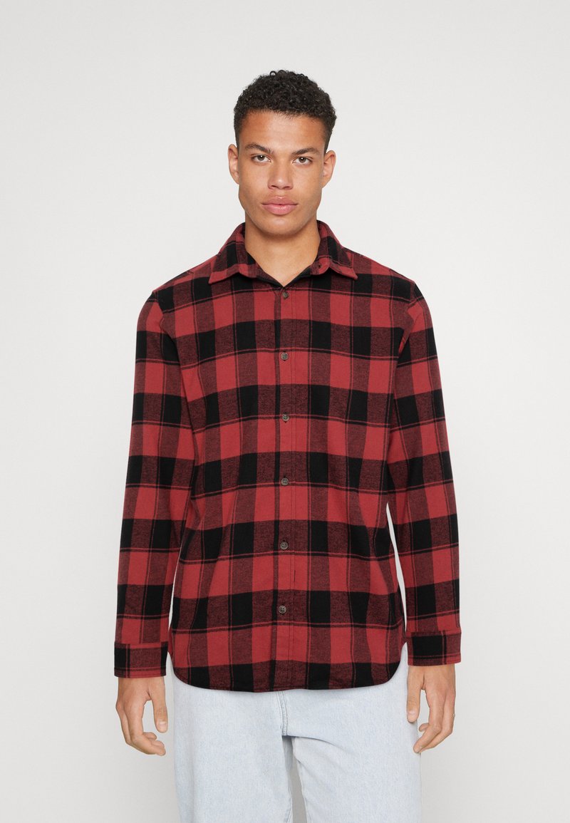 Jack & Jones JJPLAIN FALL - Skjorta - brick red/röd - Zalando.se