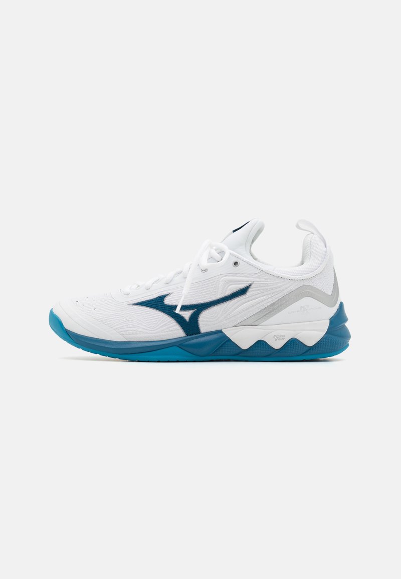 Mizuno WAVE LUMINOUS 2 - Zapatillas de voleibol - white/moroccan blue/silver/blanco - Zalando.es