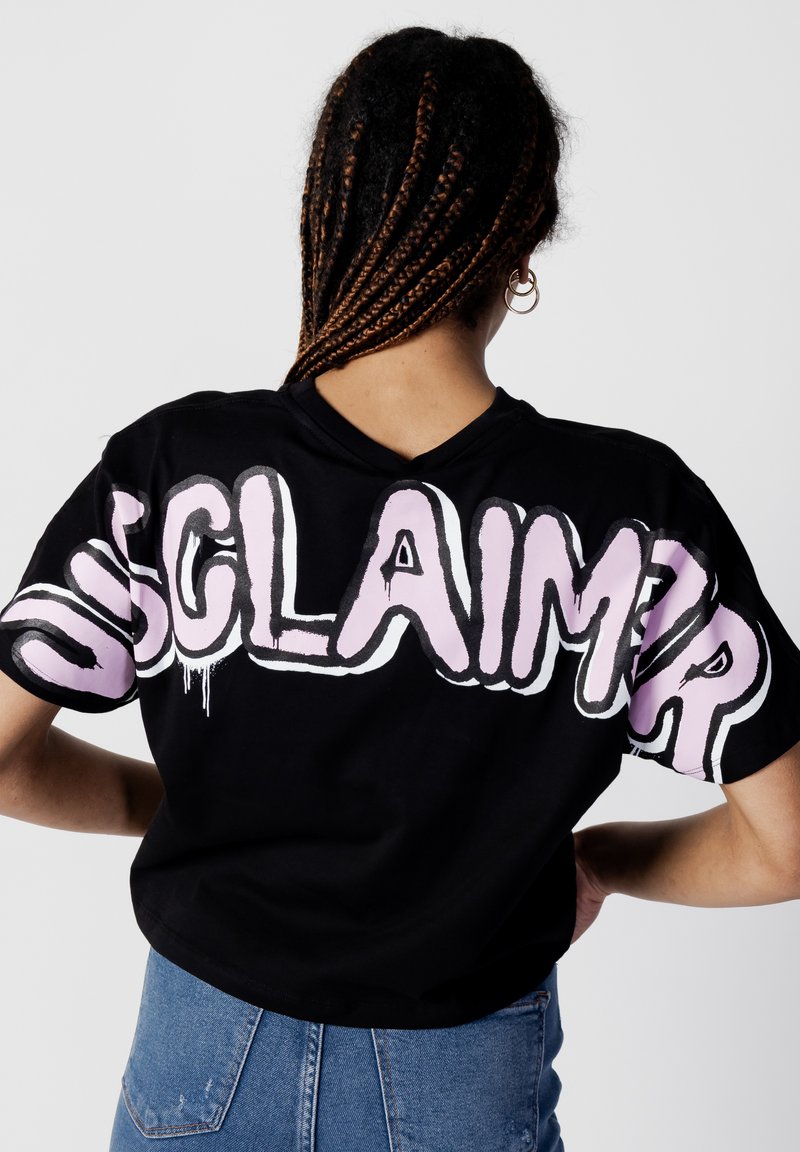 Disclaimer LOGO - T-shirt med print - black/svart - Zalando.se