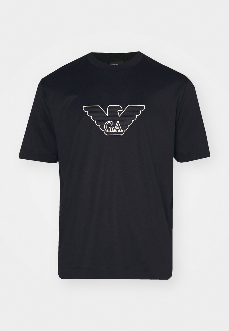 Emporio Armani Print T-shirt - black - Zalando