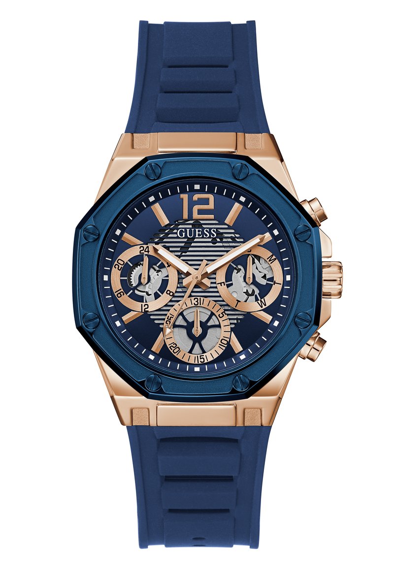 Guess IMPULSE - Chronograph watch - Blue/blue - Zalando