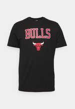 New Era NBA TEAM LOGO TEE CHICAGO BULLS - Klubbkläder - black/red/svart ...