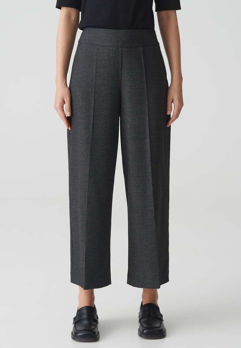 Opus MISHA PIXEL - Stoffhose - black/schwarz - Zalando.ch